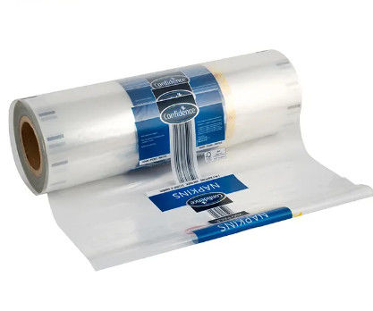 Industrial Laminated Roll Film Glossy CMYK Food Packaging Film Roll